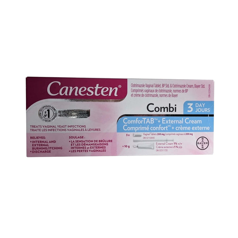 Canesten 3 Day Combi-Pak Treatment (ComforTab + External Cream ...