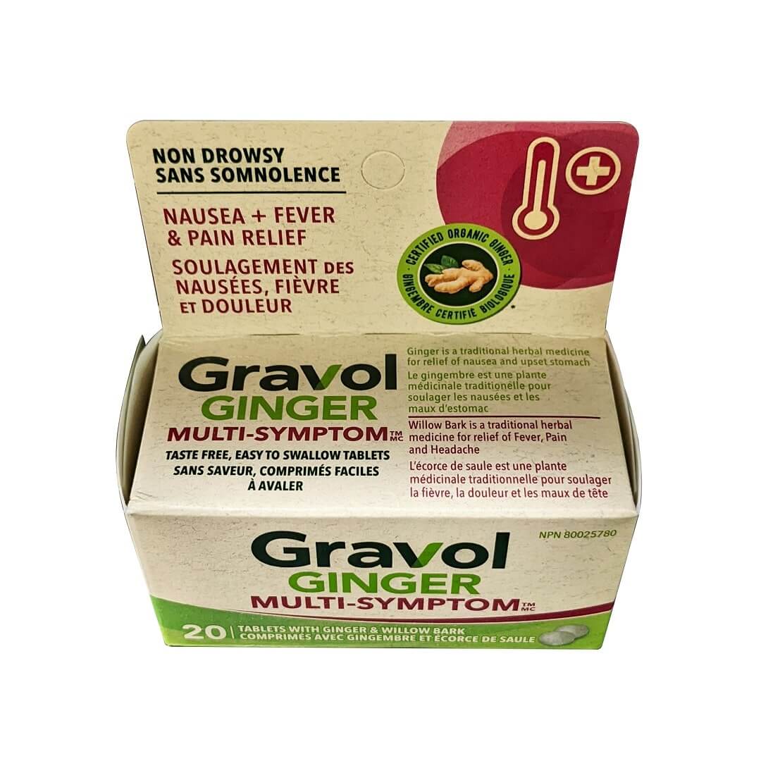 Gravol Ginger Multi-Symptom Relief (20 tablets) – beyondRx.ca (by 99 ...