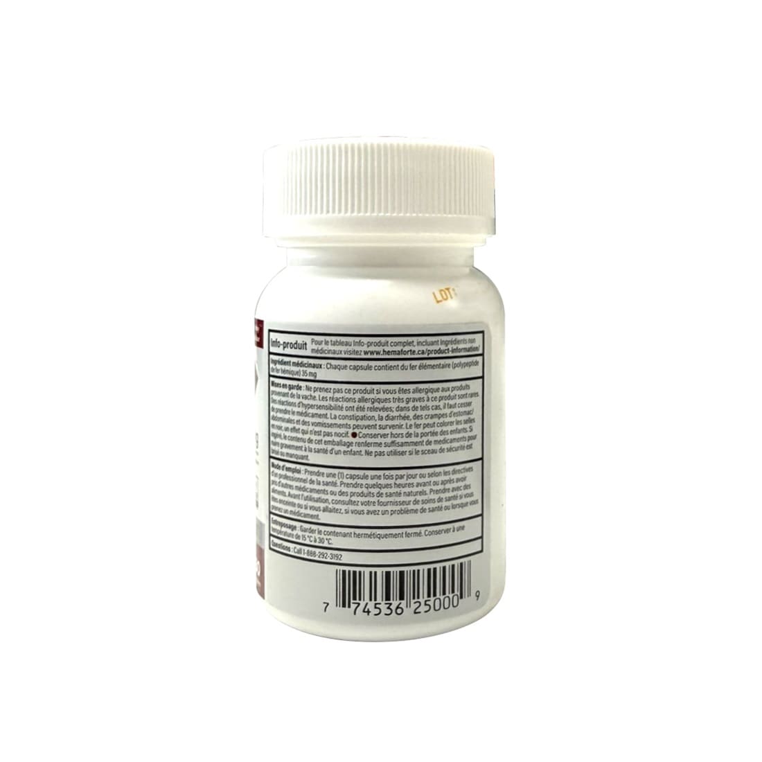 Hemaforte Heme Iron Polypeptide 35 mg (30 capsules) – beyondRx.ca (by ...