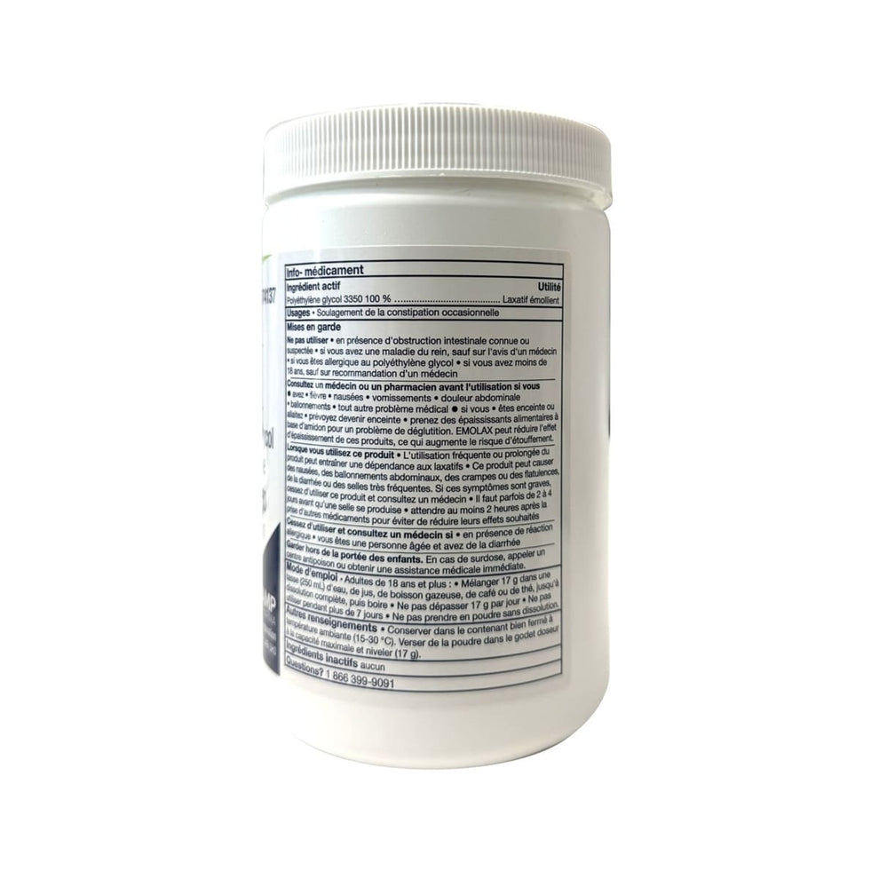 JAMP EMOLAX Laxative Powder (510 grams) – beyondRx.ca (by 99 Pharmacy)