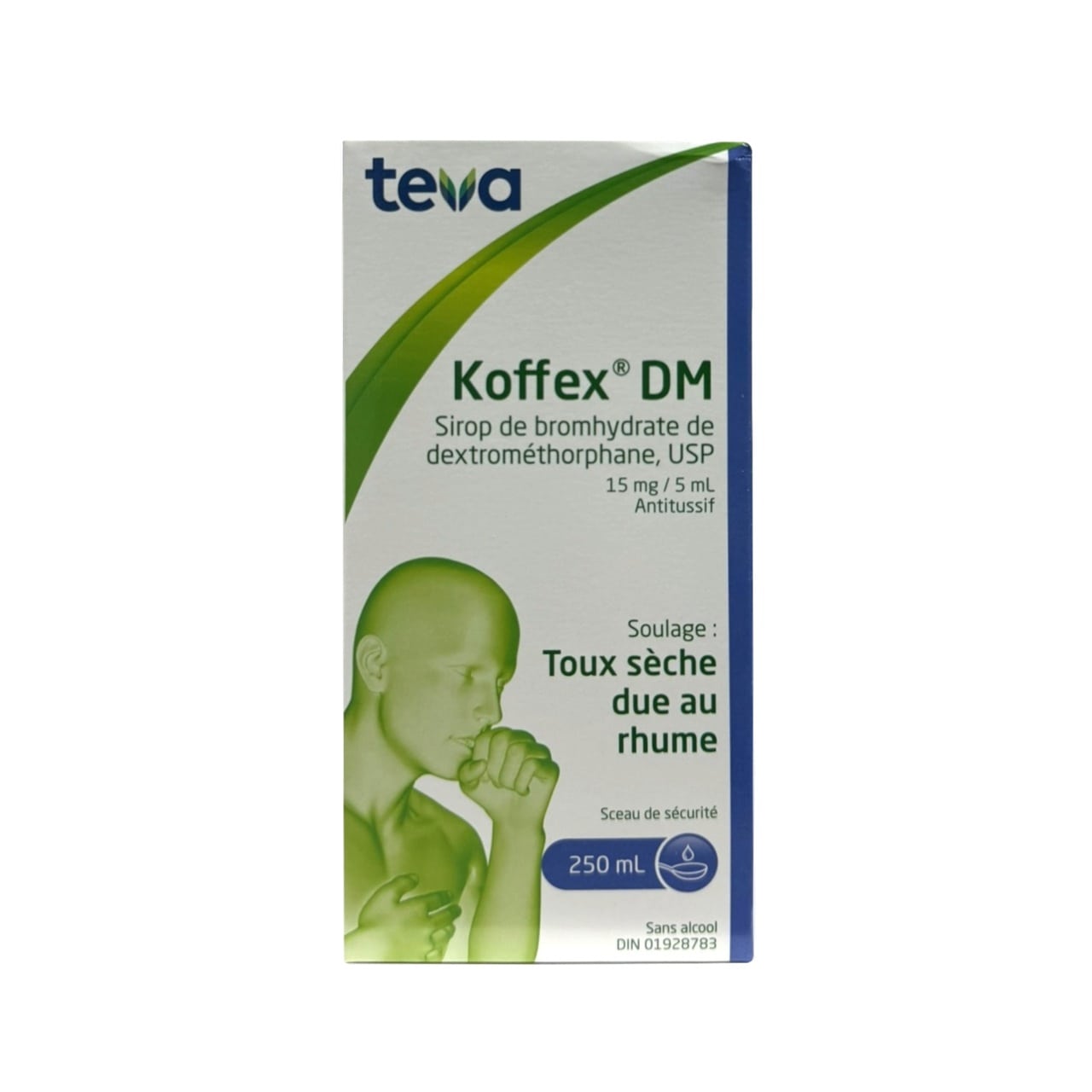Teva Koffex Dextromethorphan Hydrobromide Syrup (250 mL) – beyondRx.ca ...