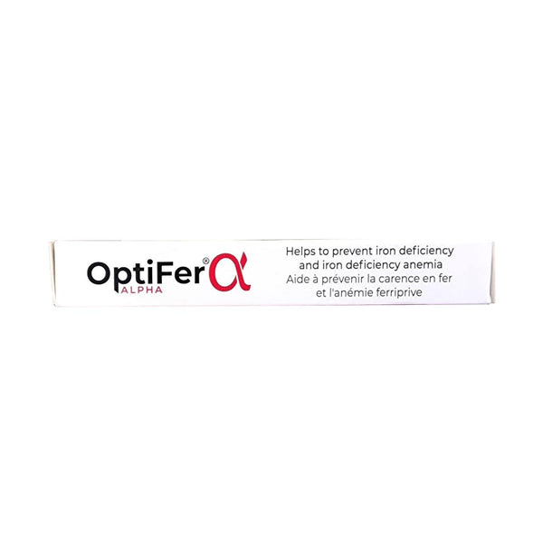 Optifer Alpha Heme Iron 11mg Elemental Iron (30 tablets) – beyondRx.ca ...