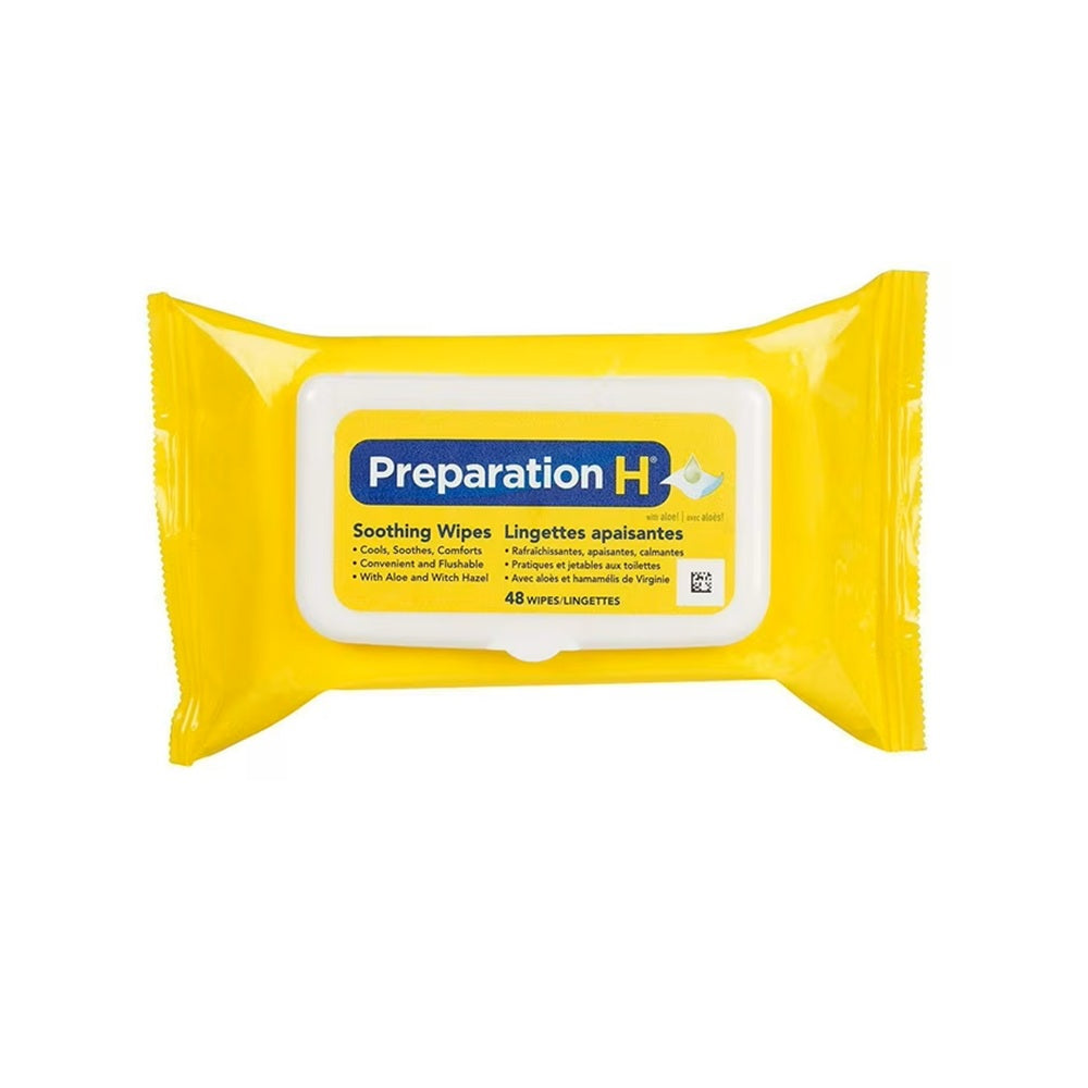 Preparation H Soothing Wipes (48 count) – beyondRx.ca (by 99 Pharmacy)