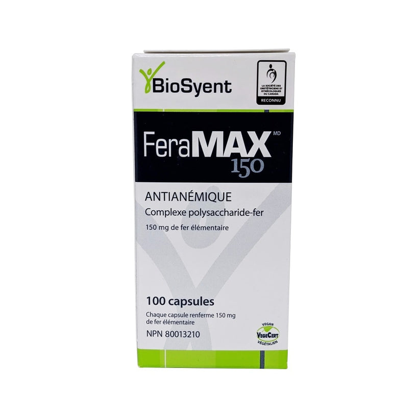 FeraMAX 150 Hematinic Polysaccharide-Iron Complex (100 Capsules ...