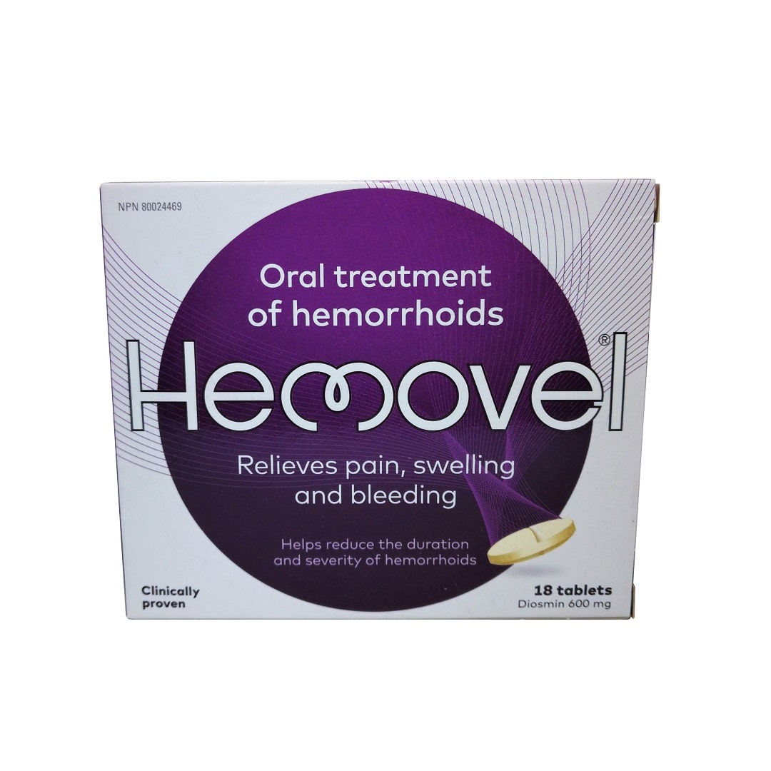 Hemovel Oral Treatment for Hemorrhoids (18 tablets) – beyondRx.ca (by ...