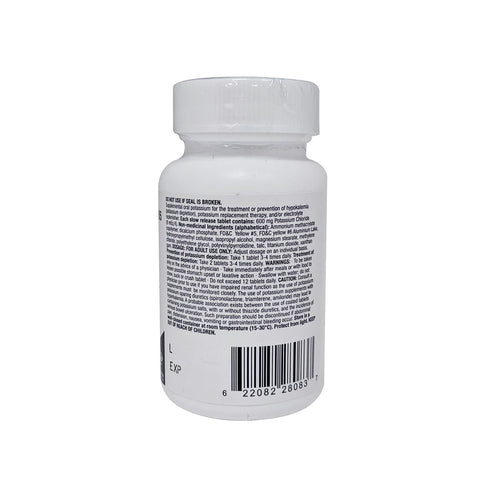 JAMP K8 Potassium Chloride 600mg (100 tablets) – beyondRx.ca (by 99 ...