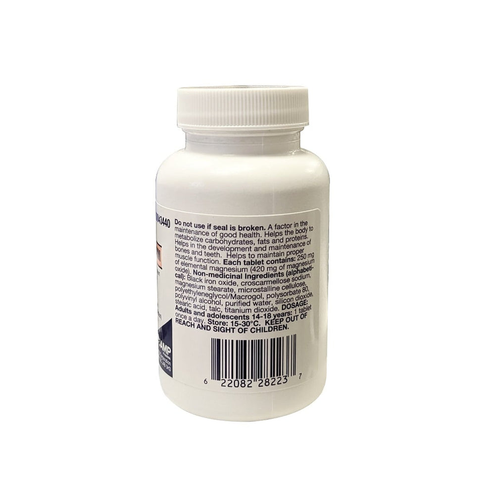JAMP Magnesium Oxide 250 mg (100 tablets) – beyondRx.ca (by 99 Pharmacy)