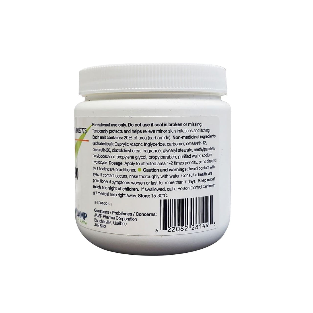 JAMP Pharma JamUrea 20 Cream (225 grams) – beyondRx.ca (by 99 Pharmacy)