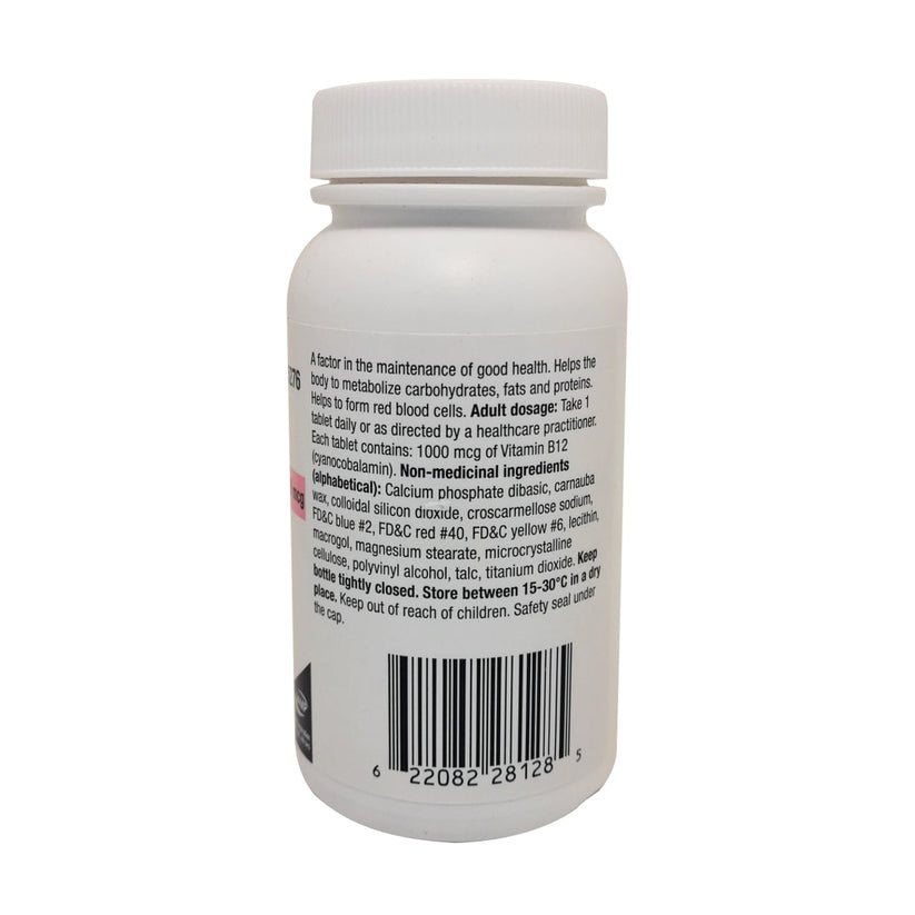 JAMP Vitamin B12 1000mcg (250 tablets) – beyondRx.ca (by 99 Pharmacy)