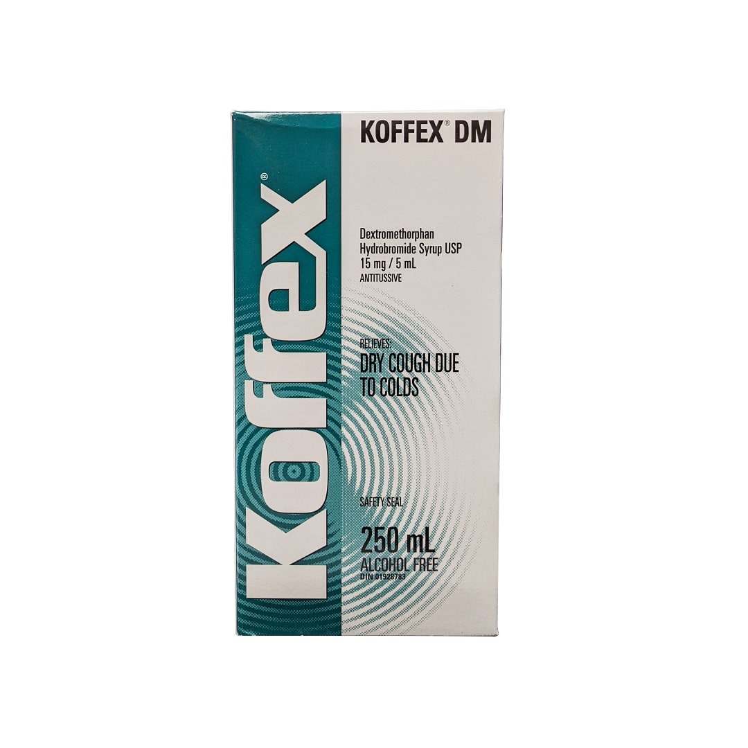 Teva Koffex Dextromethorphan Hydrobromide Syrup (250 mL) – beyondRx.ca ...