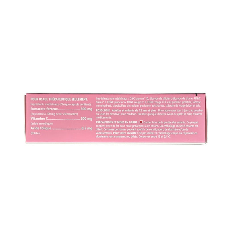 Palafer CF Prenatal Supplement Folic Acid with Iron & Vitamin D (30 Ca – beyondRx.ca (by 99 ...