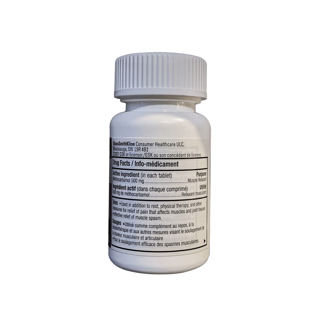Robax Robaxin 500 mg (50 Tablets) – beyondRx.ca (by 99 Pharmacy)