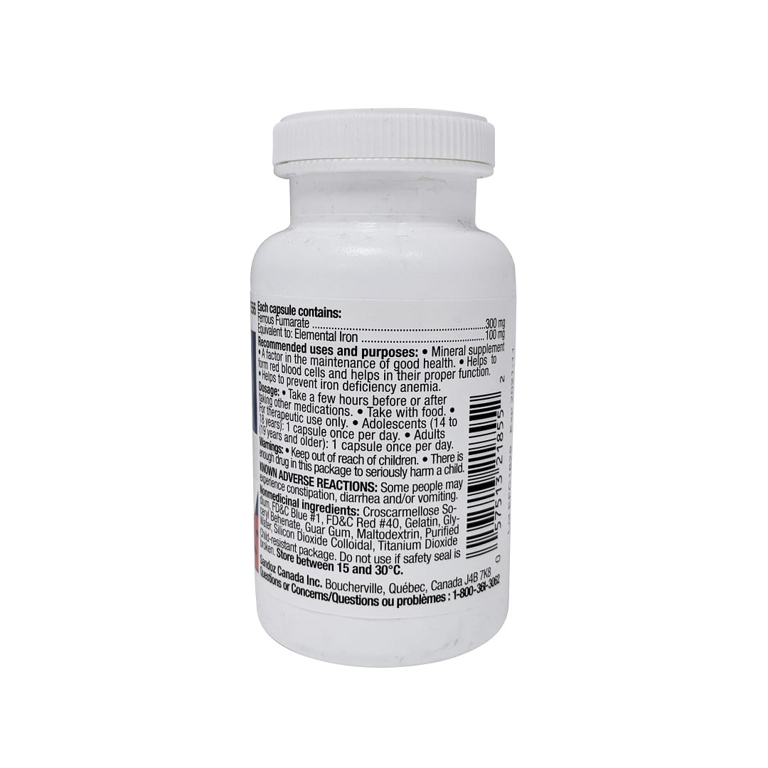Sandoz Euro-Fer 300mg (30 Capsules) – beyondRx.ca (by 99 Pharmacy)