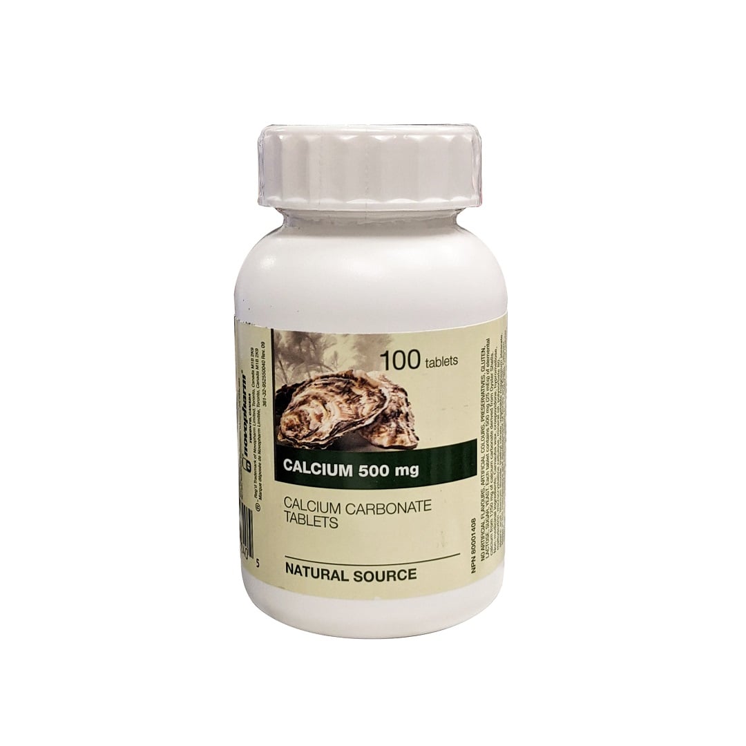 Teva Oyster Shell Calcium 500 mg (100 tablets) – beyondRx.ca (by 99 ...