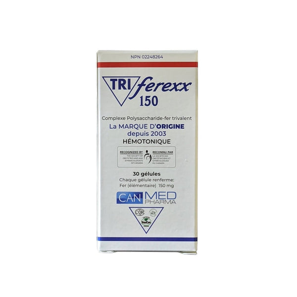 Triferexx 150 with 150 mg Elemental Iron (30 Capsules) – beyondRx.ca ...