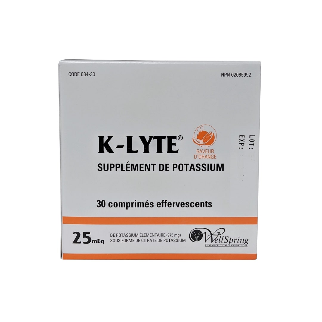 Wellspring K-Lyte Potassium Supplement Effervescent Tablets (30 tablet ...